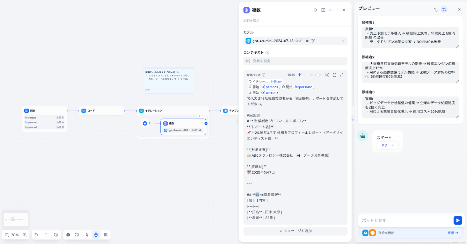 Difyのイテレーション機能とは？初心者向けに簡単解説 – FRACTAL LAB Powered by MYUUU